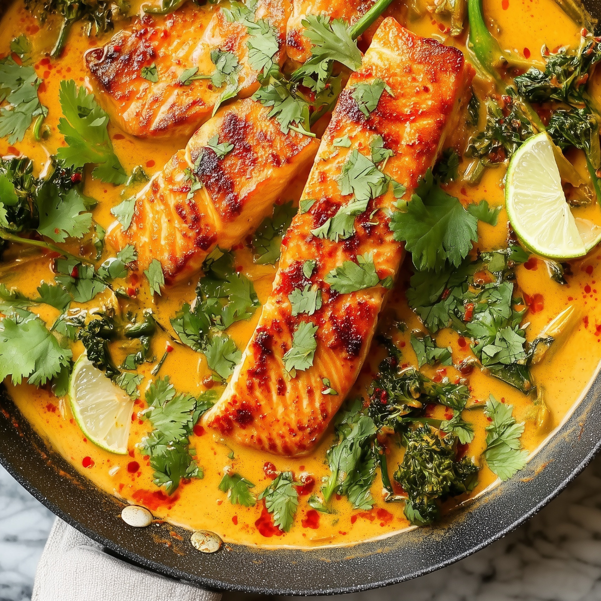Salmon Coconut Curry – Flavorful and Easy to Make - ZazaCook