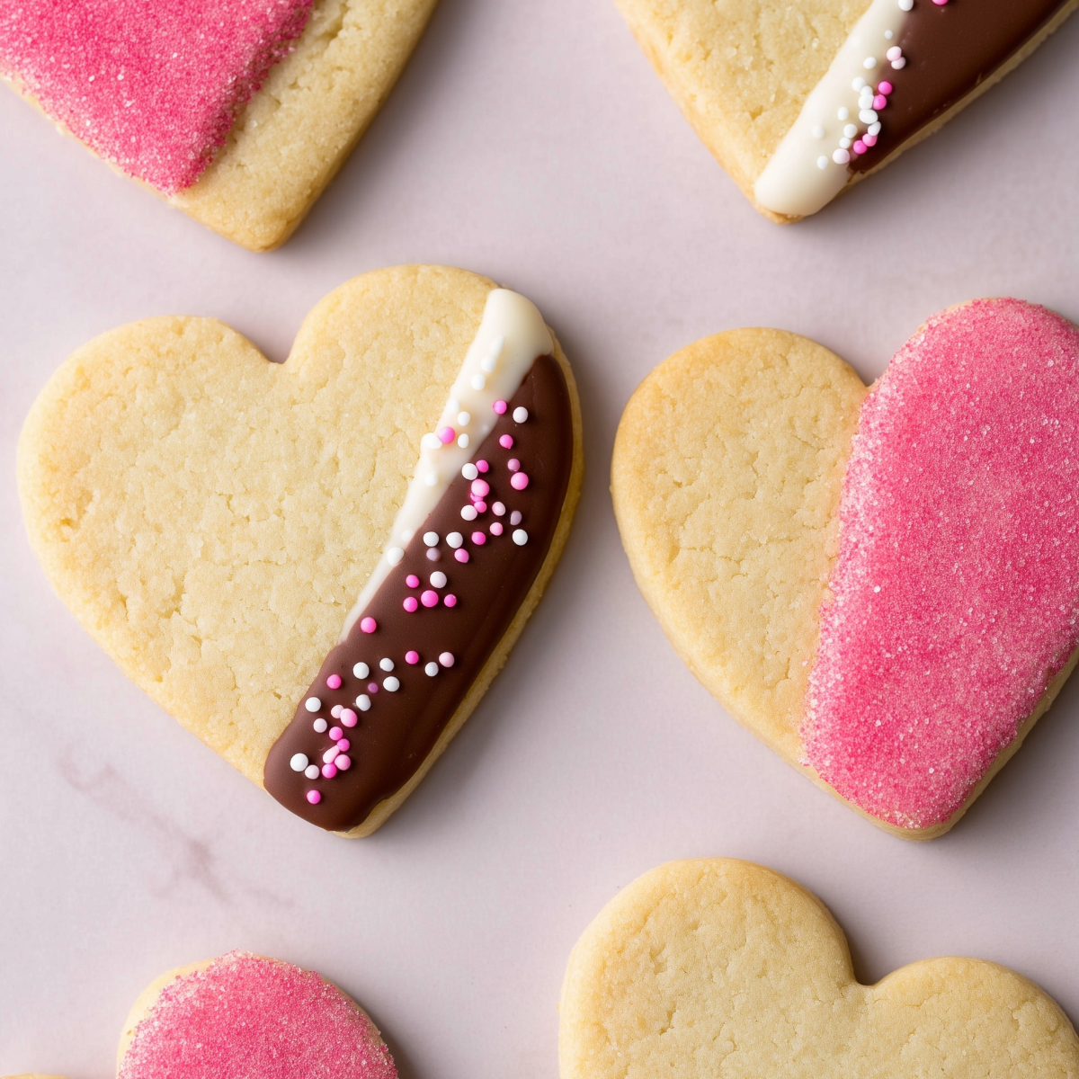 Valentine’s Shortbread Hearts: A Perfect Valentine’s Treat - ZazaCook
