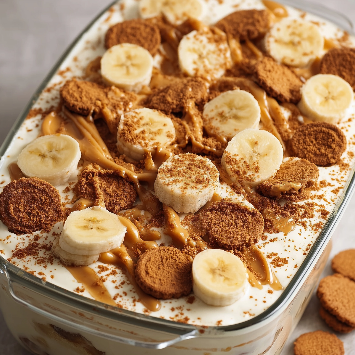 Biscoff Banana Pudding – Delicious , Easy , and No-Bake! - ZazaCook