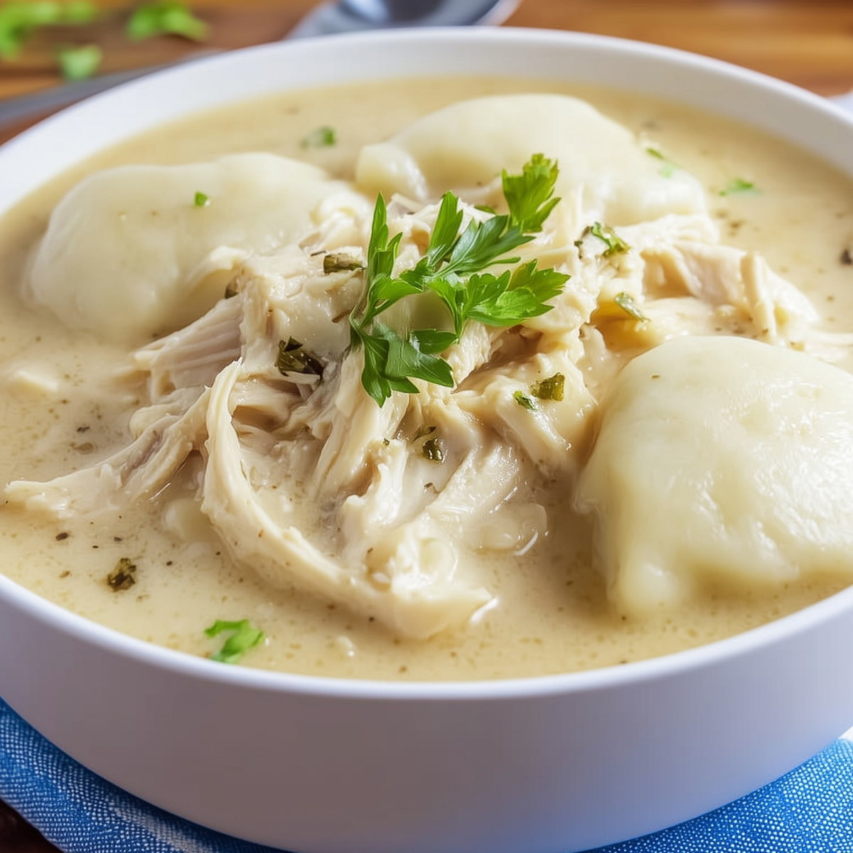 Southern Style Chicken and Dumplings – Easy and Comforting - ZazaCook