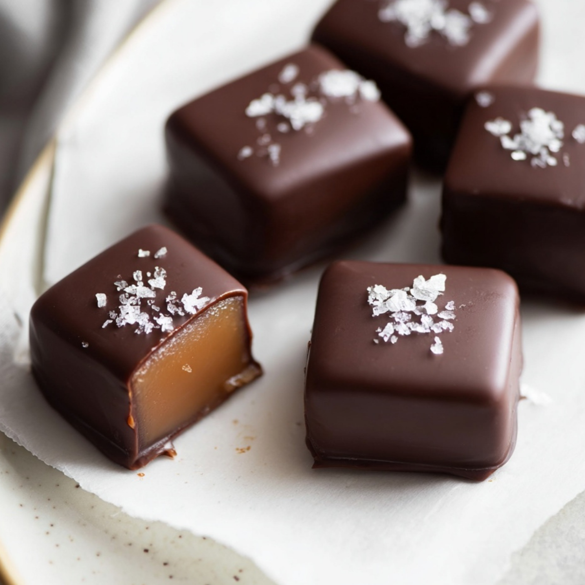 Chocolate Covered Caramels with Sea Salt – Sweet and Salty Perfection ...