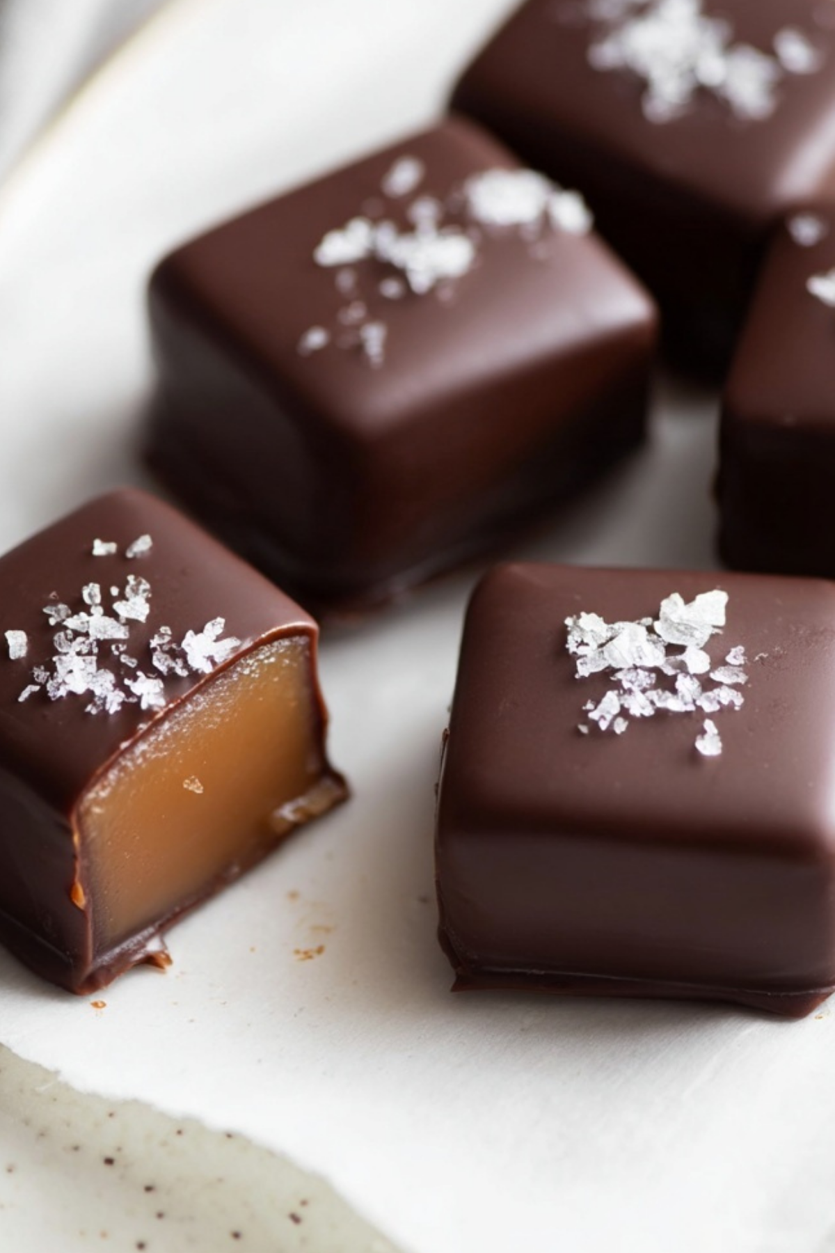 Chocolate Covered Caramels with Sea Salt – Sweet and Salty Perfection ...