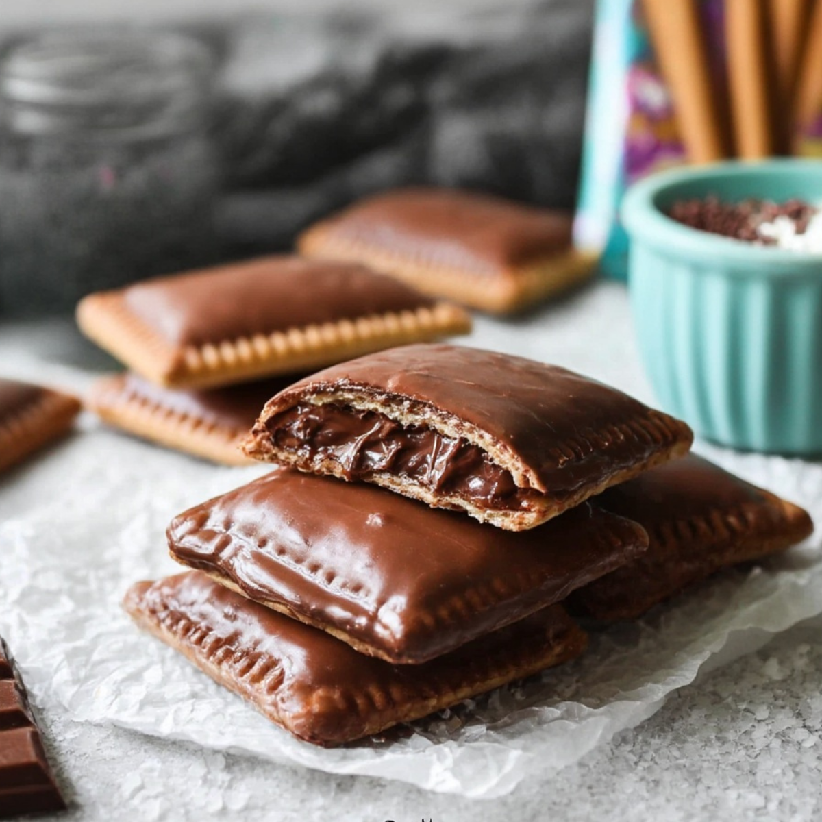Chocolate Pop Tarts – Decadent and Easy to Make - ZazaCook