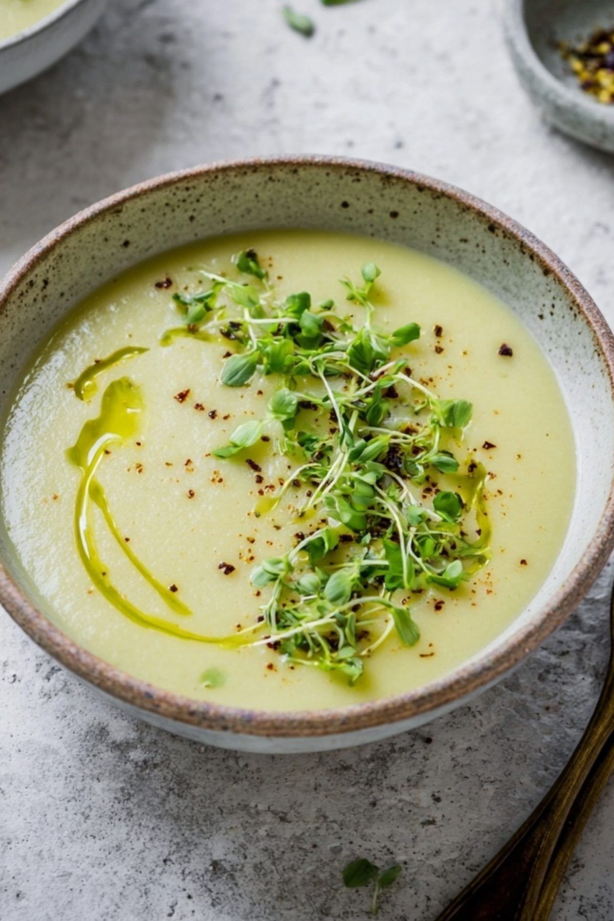 Cauliflower Leek Soup - Easy & Healthy Recipe - ZazaCook