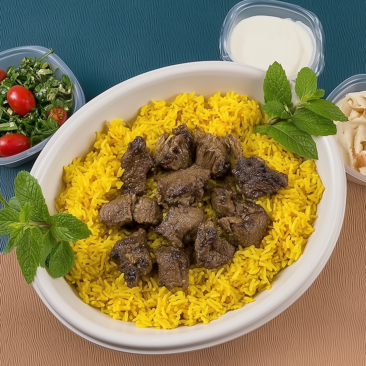 Halal Cart Lamb Recipe - Easy & Flavorful - ZazaCook