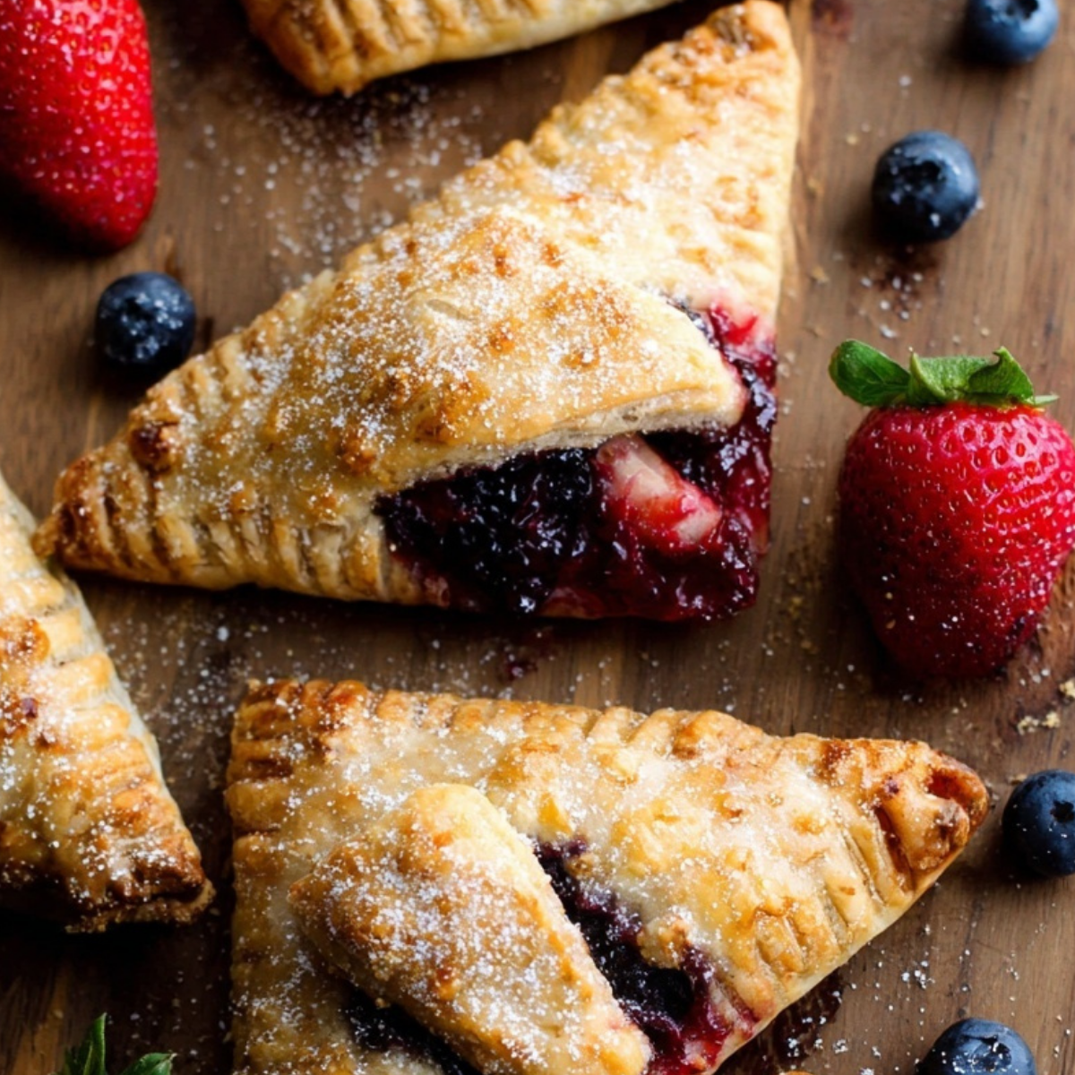 Berry Turnovers – Easy Flaky Homemade Recipe - ZazaCook