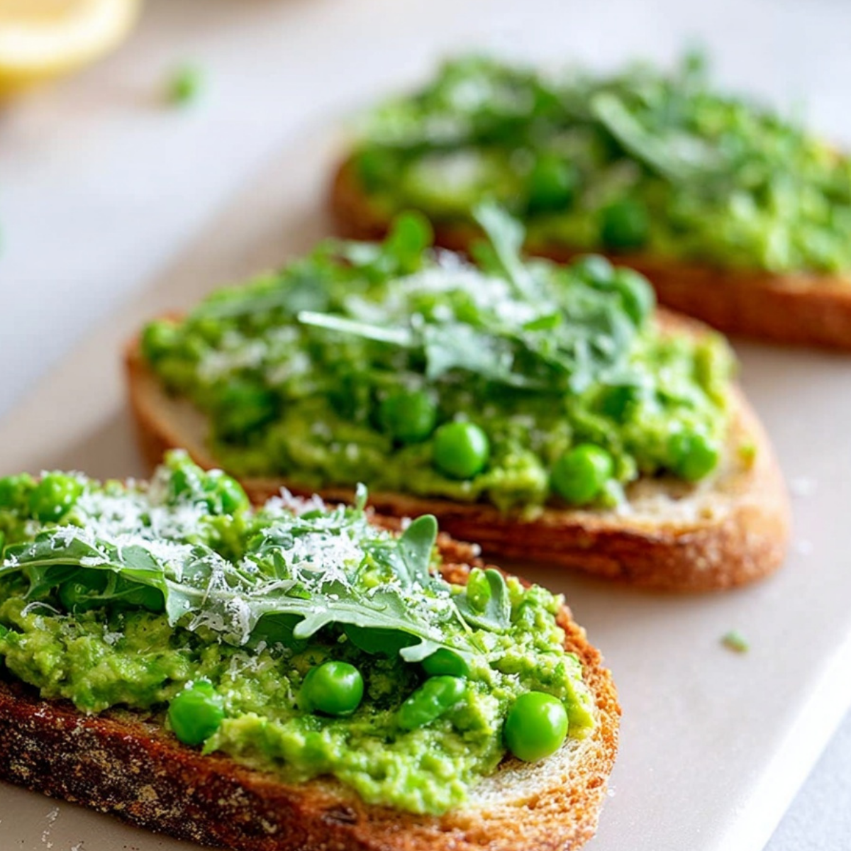Pea Bruschetta: Quick & Delicious Spring Appetizer - ZazaCook