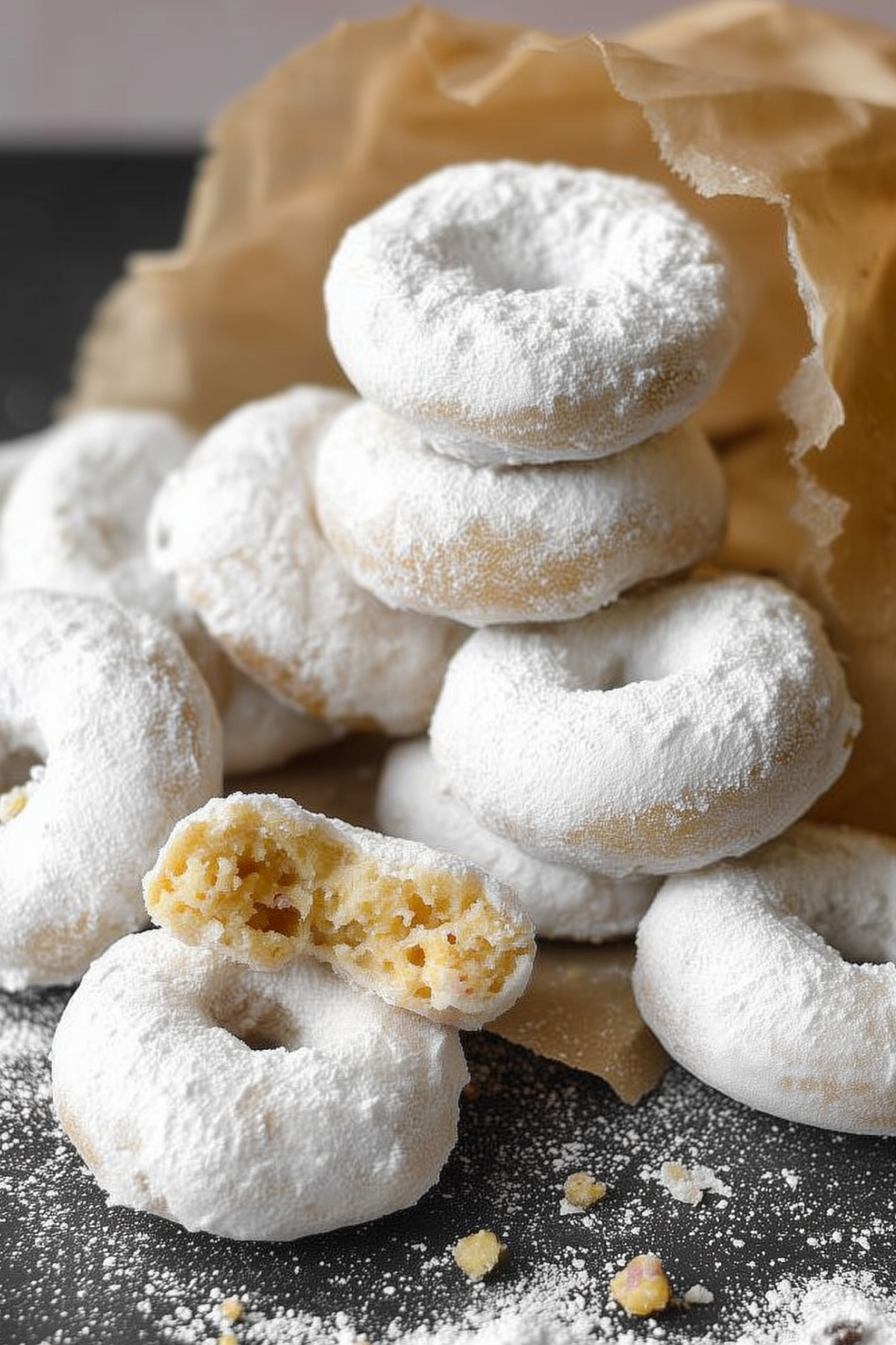 Mini Powdered Sugar Doughnuts Recipe – Easy & Delicious - ZazaCook