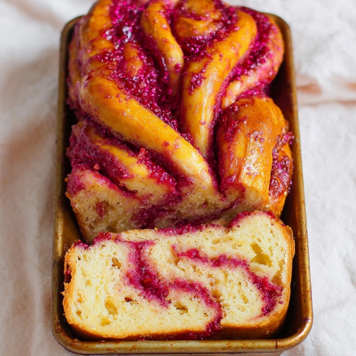 Raspberry Swirl Brioche – Easy, Beautiful Bread Recipe - ZazaCook