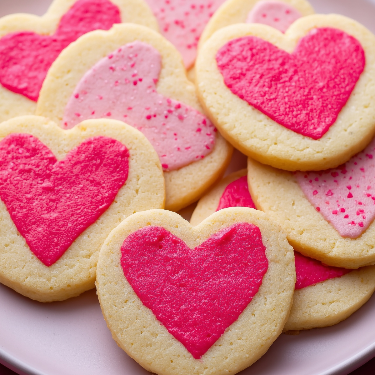 Slice and Bake Heart Cookies – Easy & Delicious - ZazaCook