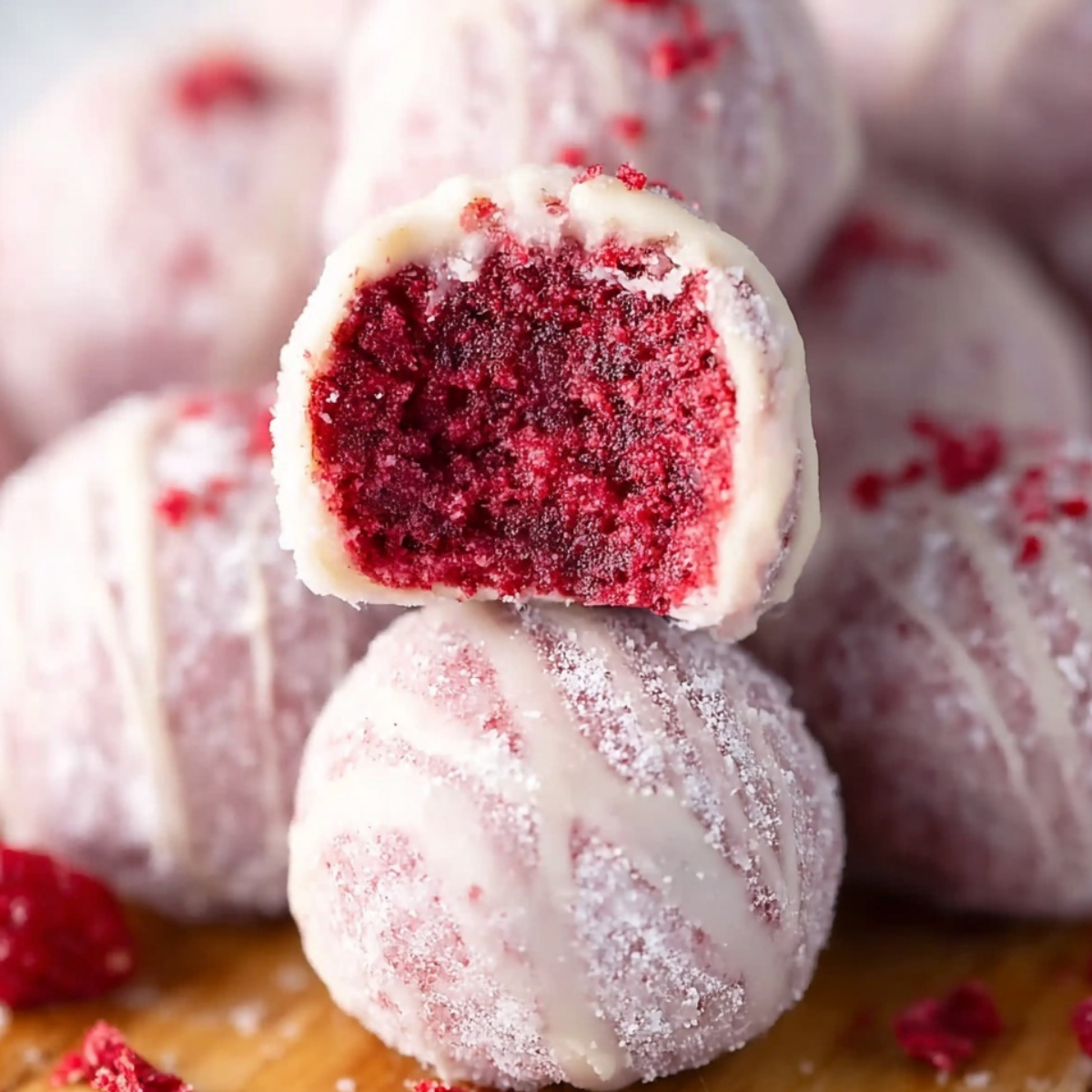 White Chocolate Raspberry Truffles – Easy & Delicious - ZazaCook