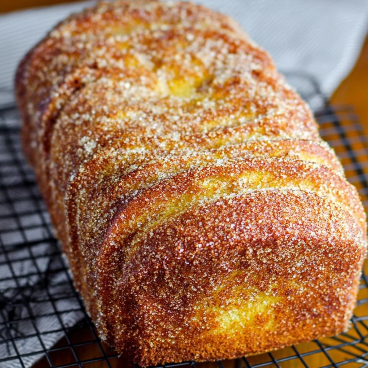 Cinnamon Sugar Donut Sweet Bread – Easy & Delicious - ZazaCook