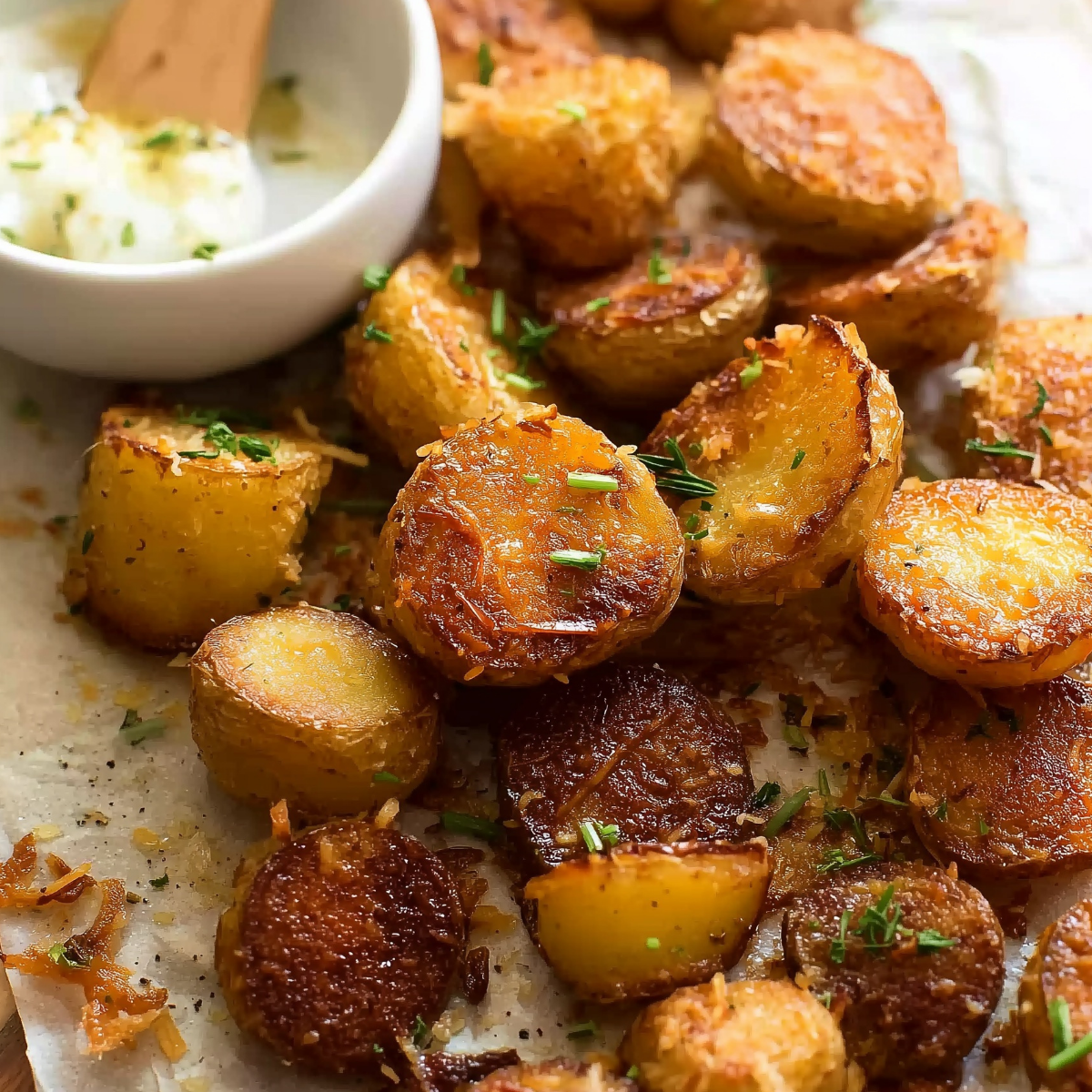 Crispy Roasted Parmesan Potatoes – Best Crunchy - ZazaCook
