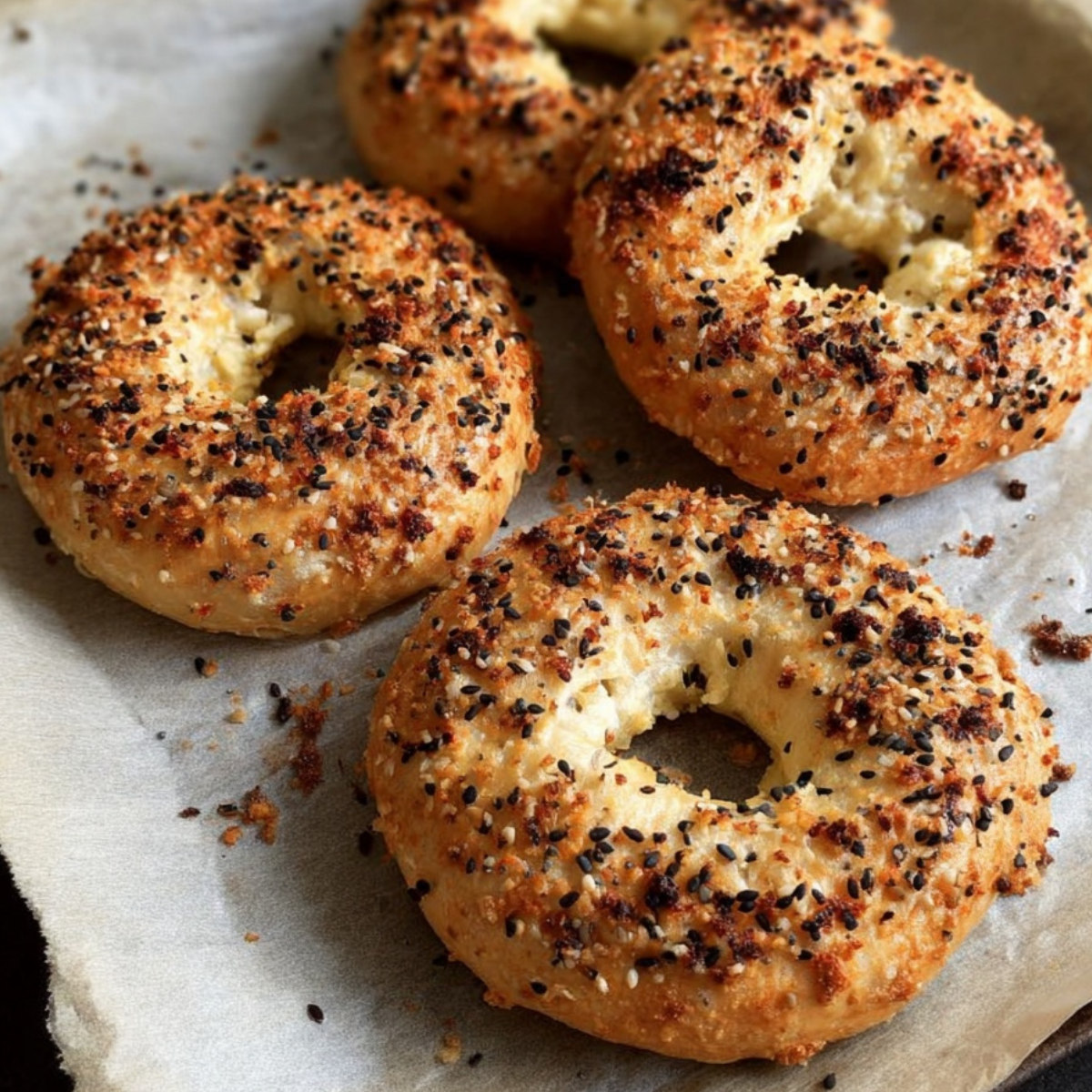 Easy Cottage Cheese Bagels (High Protein & Fluffy) - ZazaCook