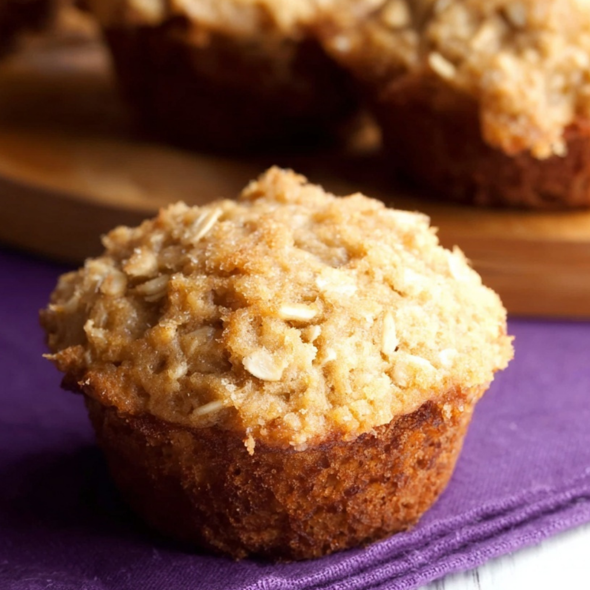Maple Brown Sugar Oatmeal Muffins – Best Healthy Muffins - ZazaCook