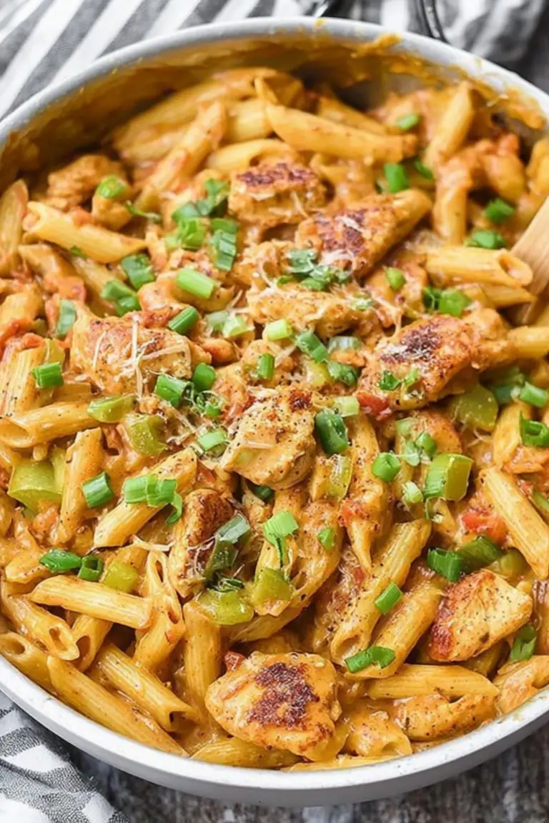 One Pot Cajun Chicken Pasta – Creamy , Easy & Flavorful - ZazaCook