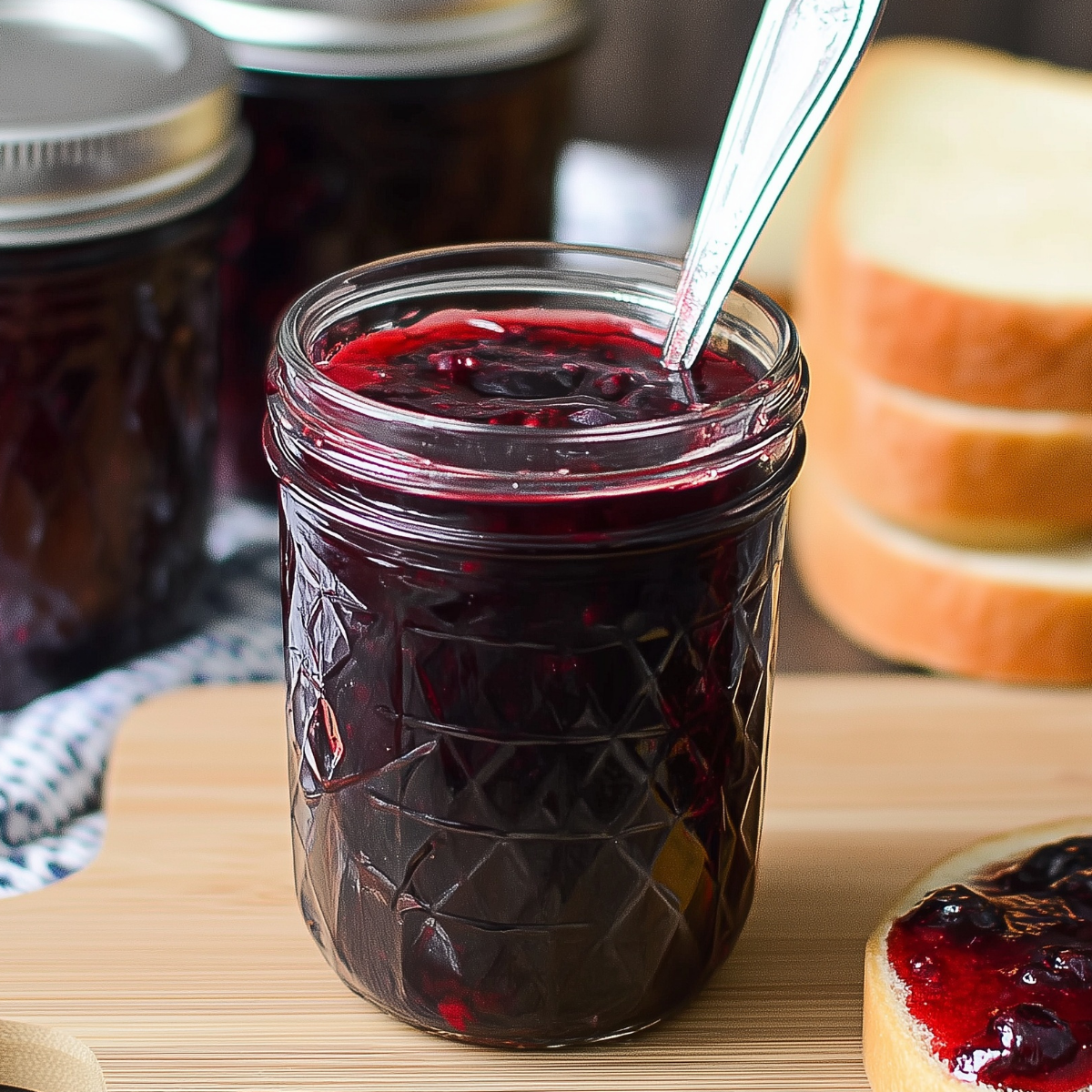 Blueberry Rhubarb Jam – Easy Homemade Recipe - ZazaCook
